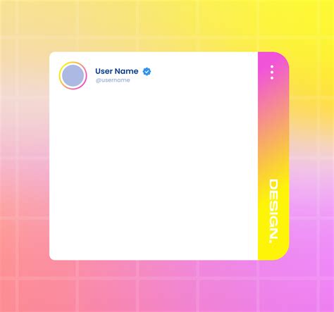 Social Media Frame Isolated Template Colorful Social Media Interface 37205285 Vector Art At