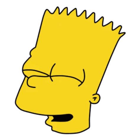 Bart Simpson Happy Sticker Sticker Mania