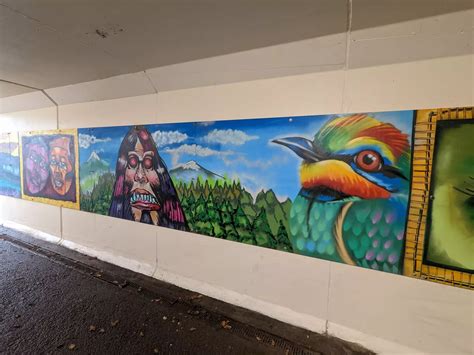 The Clacton Underpass Which Has Been Transformed From Foul Graffiti To Stunning Artwork Essex Live