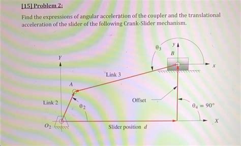 Solved [15] Problem 2 Find The Expressions Of Angular