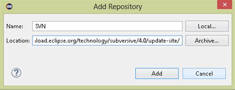 Configuring SVN And Eclipse
