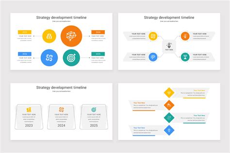 Strategy Development Timeline Powerpoint Template Nulivo Market