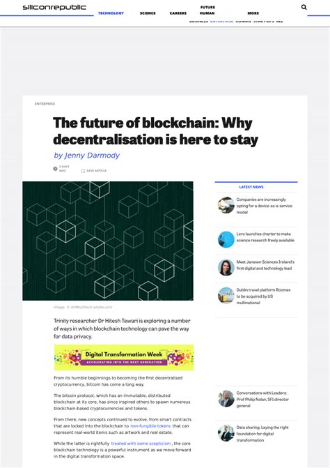 Pdf The Future Of Blockchain Why Decentralisation Is Here To Stay