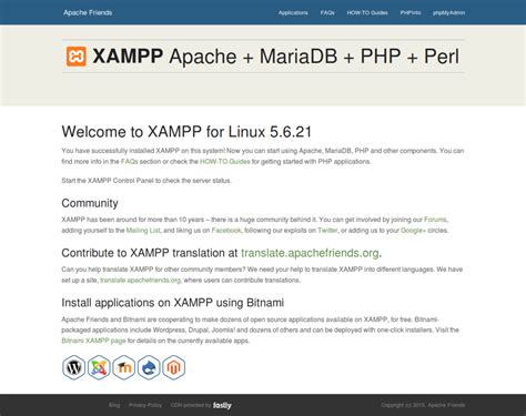 Xampp Linux Apache Mysql E Php Facili Guide Debianizzati Org