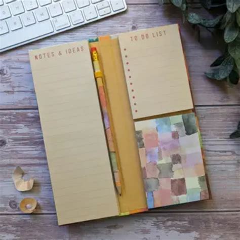 Tall Notepad And Pencil Set Paul Klee Yellow Rfs14427 Langata Link