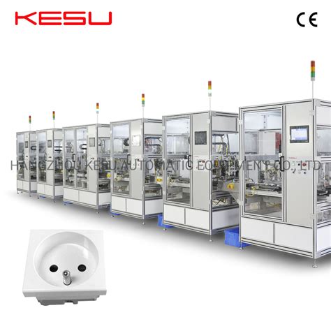 High Speed Automatic Socket Machine Socket Assembly And Testing Machine Production Line