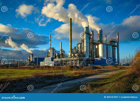 Landfill Gas Plant Capturing The Methane From The Decomposing Waste