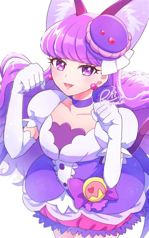 Kotozume Yukari And Cure Macaron Precure And More Drawn By Rii Rii Danbooru