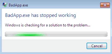 FREE Bad Application Test Application Crashes Sysops