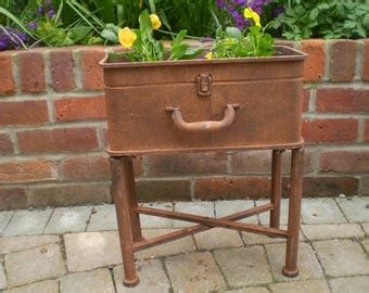 Metal Planters Etsy