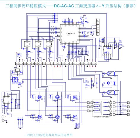 三相 Spwm逆变器专用芯片cxmd3275数字化的功能自带死区控制的三相纯正弦波逆变发生器芯片四种工作模式用于dc Dc Ac 两级功率变换