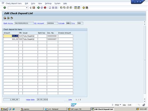 Ff68 Check Deposit Process Sap Community