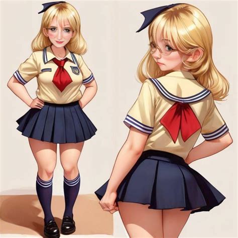 Cute Uniform Blonde By Devij0n On Deviantart