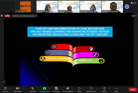 Workshop Learning Method Bachelor Mathematics