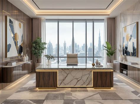 Luxury Ceo Office Design Trends Uae Radyinterior