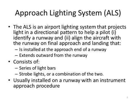 Runway Alignment Indicator Lights