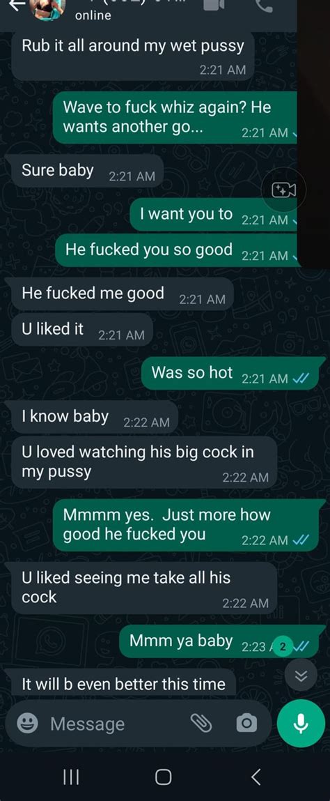 sexy text from my hotwife tiffani let me know if you like and want to