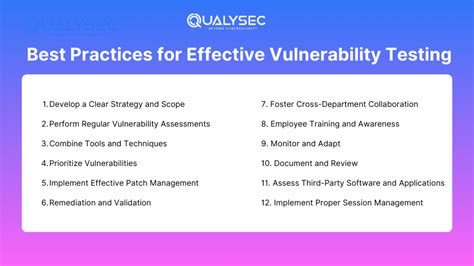 vulnerability testing top methods tools and best practices