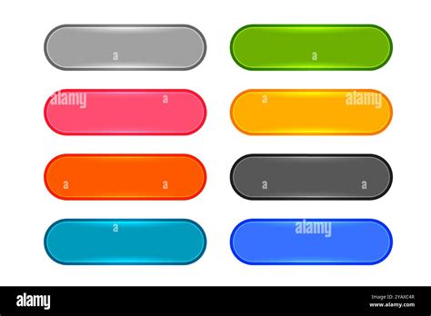 Collection Of 3d Web App Button Element Sign Design Vector Stock Vector Image And Art Alamy