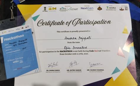 anushka prajapati on linkedin codered4 hackathon teamwork