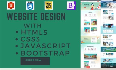 Develop Website Design With Html Css And Bootstrap By Devpronab Fiverr