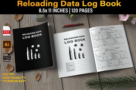 reloading data log book interior kdp