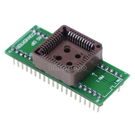 Plcc44 To Dip40 Ez Programmer Adapter Socket Universal Converter Ebay