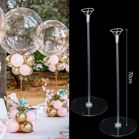 웨딩 생일 파티 테이블 중앙 장식용 풍선 스탠드 홀더 기둥 3770cm 베이비 샤워 글로브 지원 스틱 Aliexpress