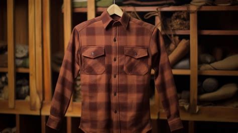 Premium Ai Image Medium Brown Flannel Fabric