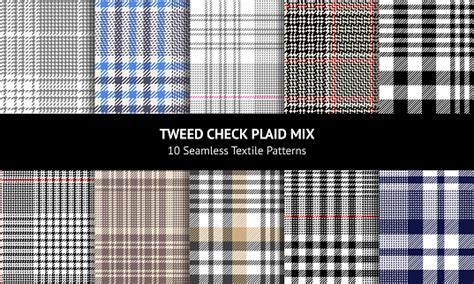 글렌 무늬 세트 블랙 화이트 레드 핑크 그레이 브라운 코트 스커트 바지 재킷 드레스 스커트 또는 다른 가을과 겨울 트위드 패션 패브릭 프린트의 원활한 하운드 치아 타탄 체크