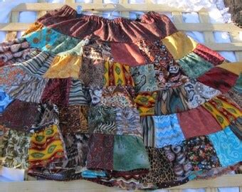 Long Patchwork Skirt Etsy Long Patchwork Skirt Etsy