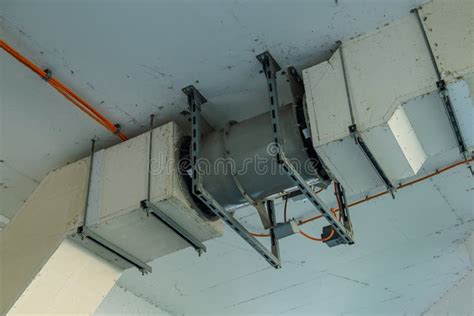 Industrial Ductwork System Installation In A Commercial Building Stock