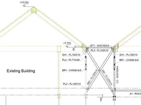 Solved Existing Steel In Plan View Autodesk Community