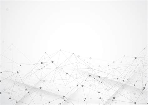 Premium Vector Abstract Connecting Dots And Lines Connection Science