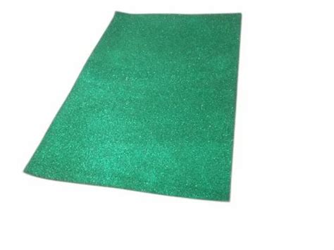 Green Glitter Paper Sheet Gsm 120 Gsm Size 175 Mm Thickness At