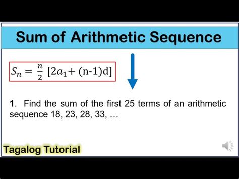 arithmetic sequence examples