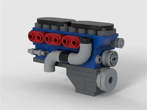 Lego Moc Inline 6 Turbo Diesel Engine By Rayb Rebrickable Build