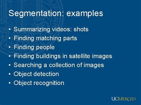 Eecs 274 Computer Vision Segmentation By Clustering Segmentation