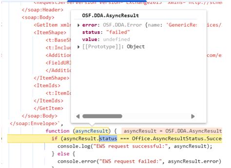 Angular Makeewsrequestasync Return Error 9020 In Outlook Web Or Menu