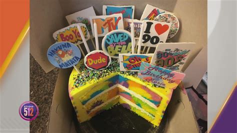 Jennifer Bartos Of Make It Sweet Makes Our Day With A Rad Cake That Screams “we Love The 90s