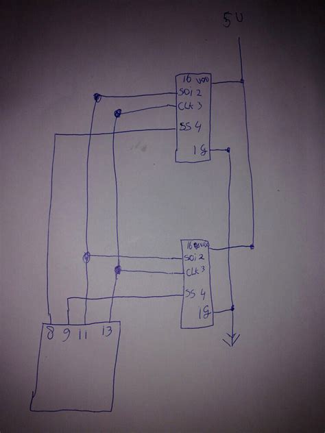 Spi Daisy Chained Shift Register Leds And Multiplexing Arduino Forum