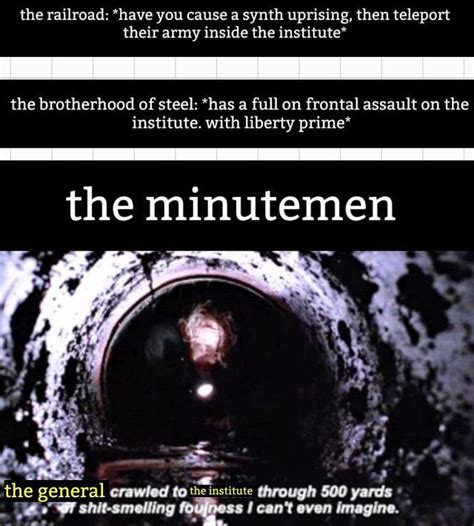 We Go Through The Sewers Rfalloutmemes We Go Through The Sewers Rfalloutmemes