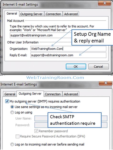 Microsoft Outlook Configuration