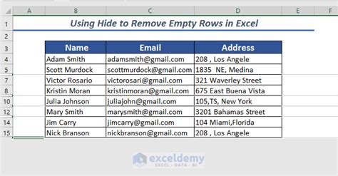 How To Remove Empty Rows In Excel Easy Ways ExcelDemy