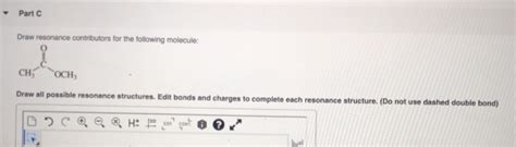 solved item 3 part a draw resonance contributors for the
