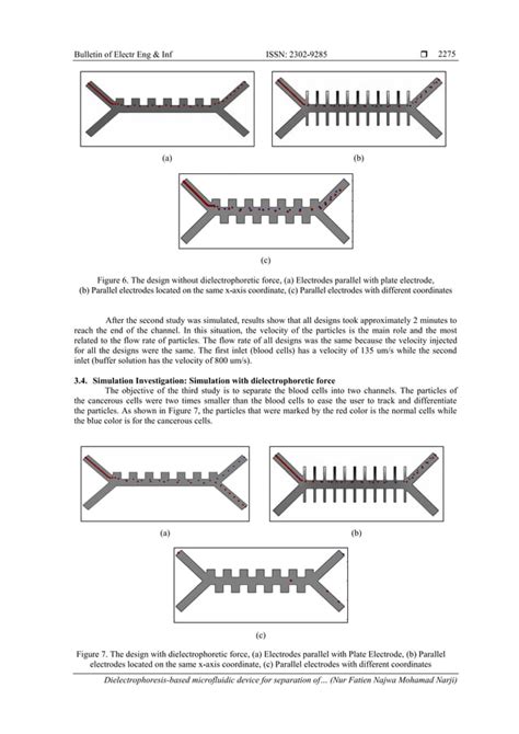 Dielectrophoresis Based Microfluidic Device For Separation Of Potential