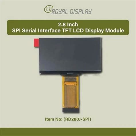 2 8 inch spi serial interface tft lcd display module rd280j spi