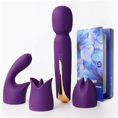 Nightwind 4 In 1 Wand Vibrator Kit For Women Quiet
