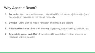 Introduction To Apache Beam PPT