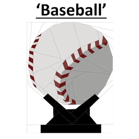 Baseball Quilt Kit Etsy